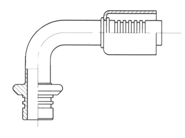 Fitting Aluminium standard fitting Spring lock - 240B37 - Air ...
