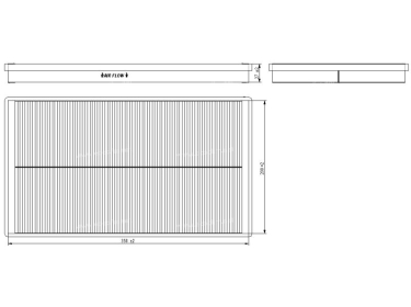 Diffusion d'air Filtre pollen Filtre habitacle - 720B22 - Climatisation ...