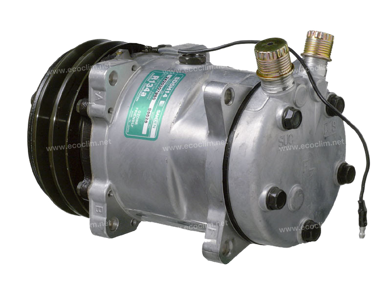 Compressor Sanden Fix R134a SD5H14 - 200D19 - Air-conditioning - ECOCLIM