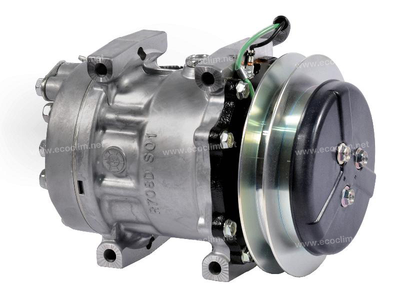 Compressor Sanden Fixa R134a SD7H13 - 200G71 - Ar conditionado - ECOCLIM
