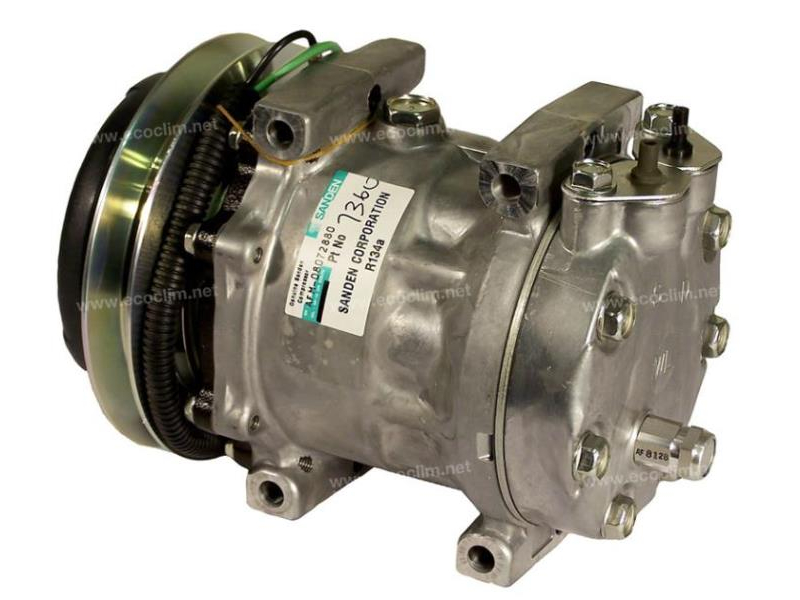 Compressor Sanden Fix R134a SD7H13 - 200G72 - Air-conditioning - ECOCLIM