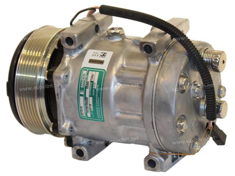 Compressor Sanden Fix R134a SD7H15 - 200J63 - Air-conditioning - ECOCLIM