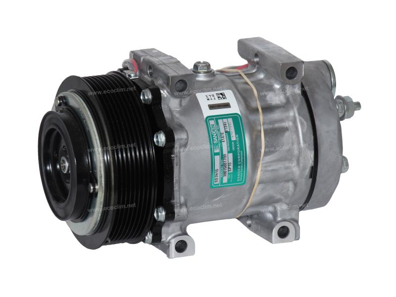 Compressor Sanden Fix R134a SD7H15 - 200K26 - Air-conditioning - ECOCLIM