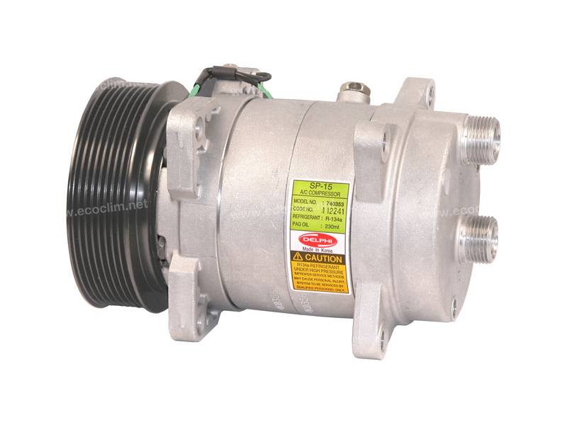 Compressor Delphi (harrison) SP15 - 205B29 - Air-conditioning - ECOCLIM