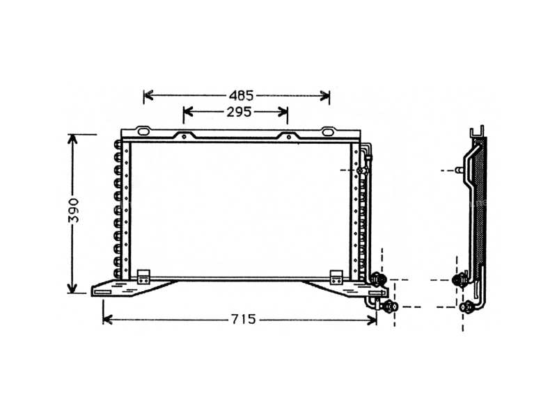 Exchanger Condenser OEM - 293B22 - Air-conditioning - ECOCLIM