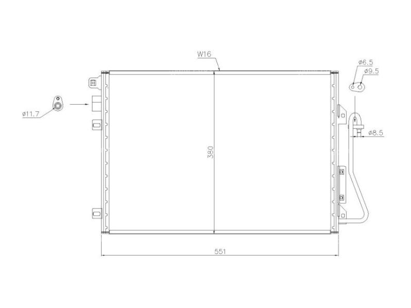 Serpentin Condensador OEM - 293D93 - Aire acondicionado - ECOCLIM