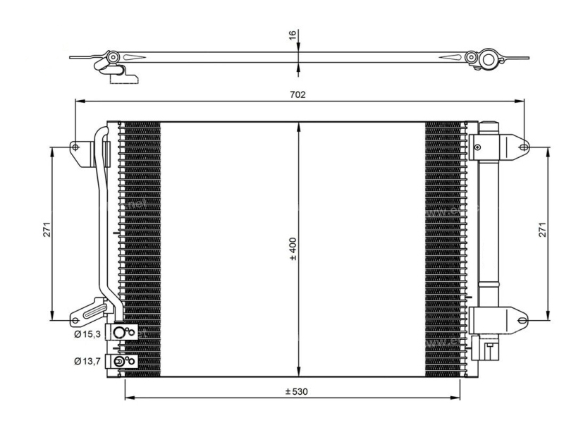 Serpentin Condensador OEM - 293H87 - Aire acondicionado - ECOCLIM