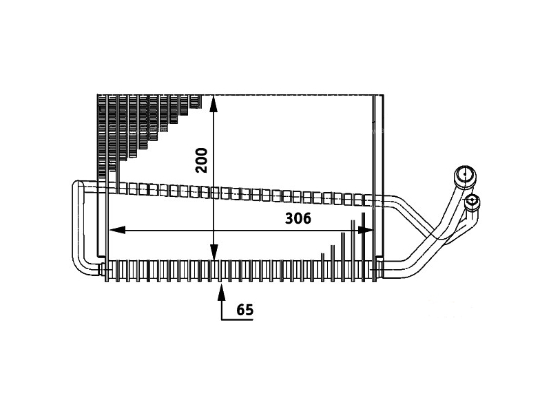 Echangeur Evaporateur - 294D76 - Climatisation - ECOCLIM