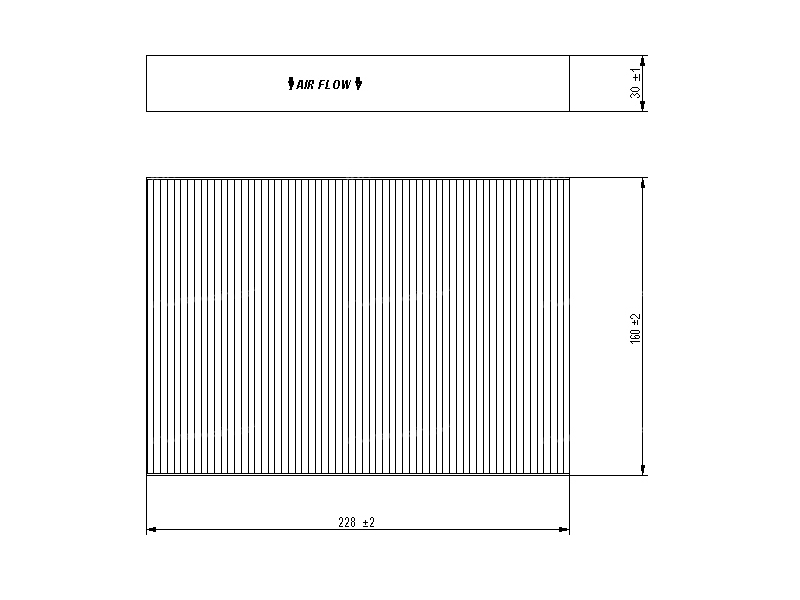 Diffusion d'air Filtre pollen Filtre habitacle - 720A37 - Climatisation ...