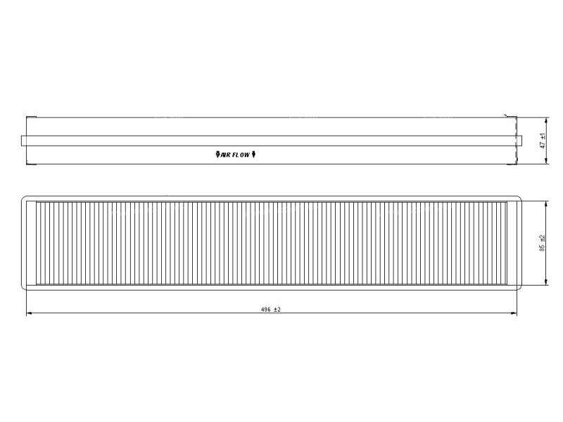 Luftverteilung Kabinepollenfilter - 740A31 - Klimatisierung - ECOCLIM
