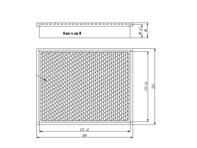 Diffusion d'air Filtre pollen Filtre habitacle - 740A71 - Climatisation ...